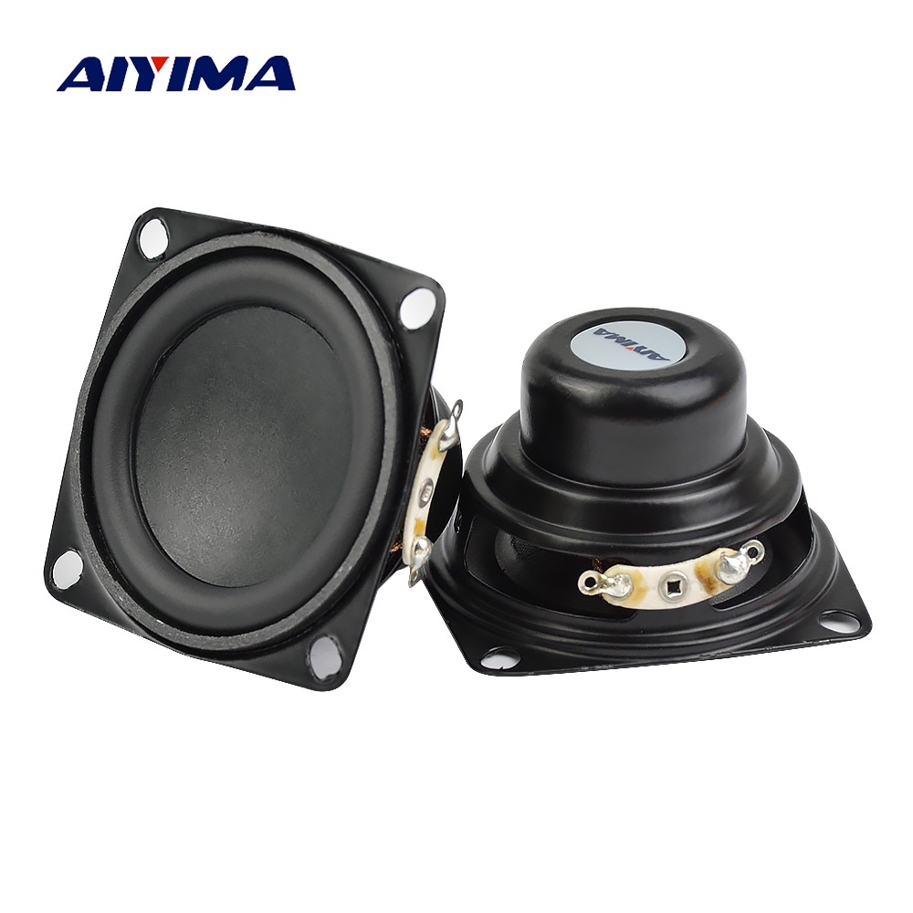 AIYIMA 2Pcs 2 Inch 4 Ohm 10W Full Range Speaker Bluetooth Speaker 53MM Bass Speaker For Charge 3 ...