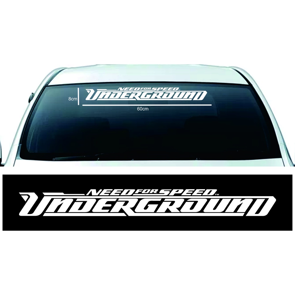 NEEDFORSPEED car windshield sticker, racing jdm car sticker | Shopee ...