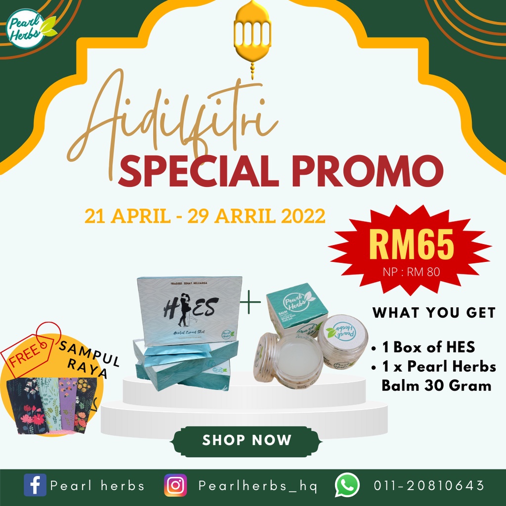 PROMOSI RAYA / COMBO HES & BALM/ COMBO RAYA/ COMBO SIHAT/ BALM KANAK2 ...