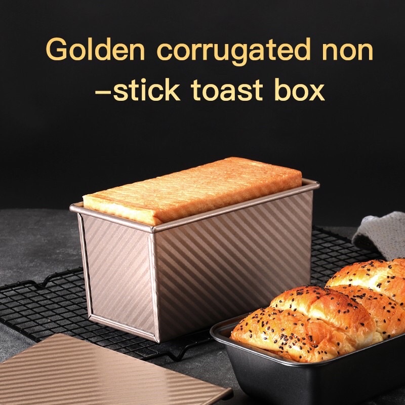 🇲🇾Ready!Stock Toast Box Non-Stick Chefmade Loaf Pan Tin Pullman Boxtray ...