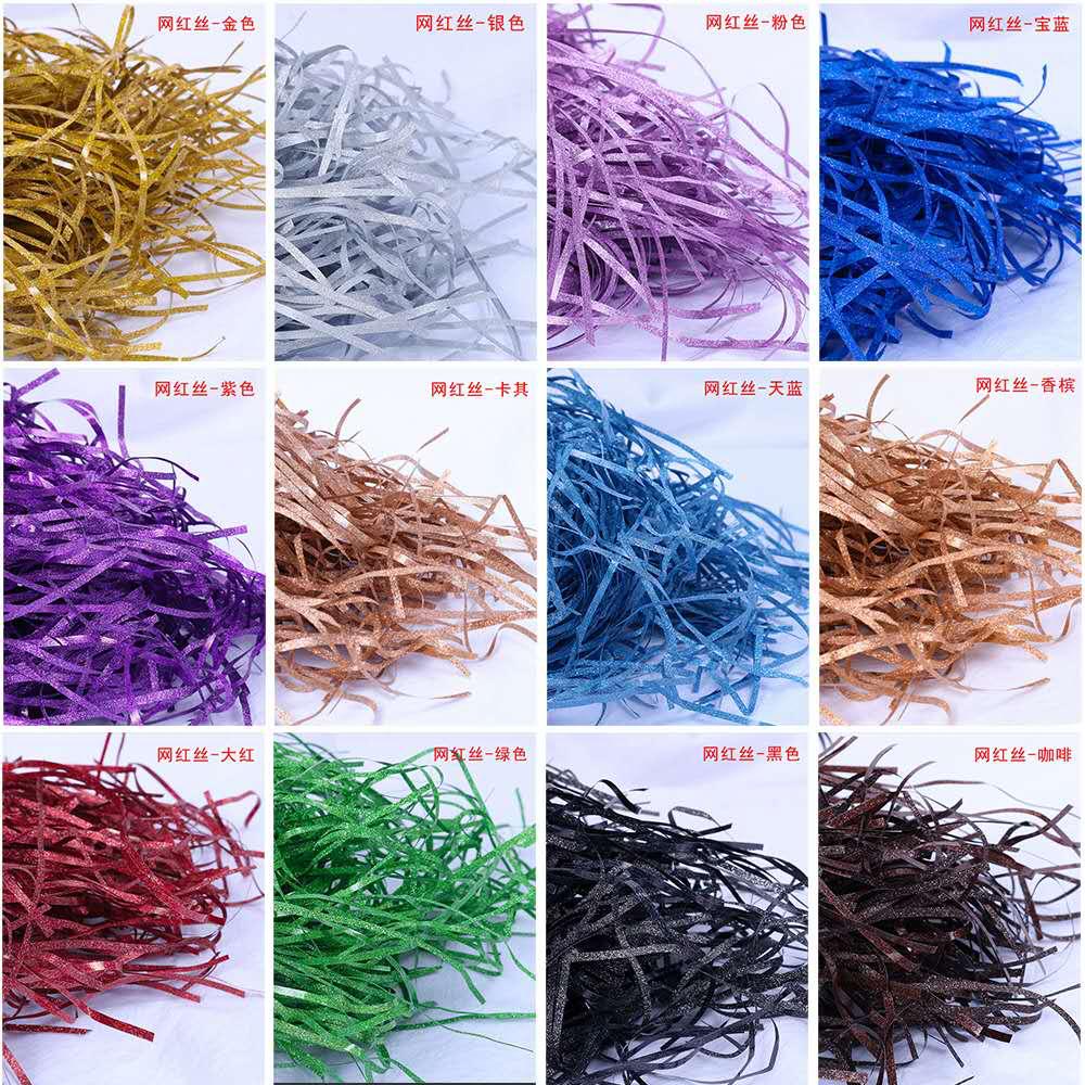 SHIOK 100g Shiny Shredded Paper For Celebration Decoration Present Gift ...