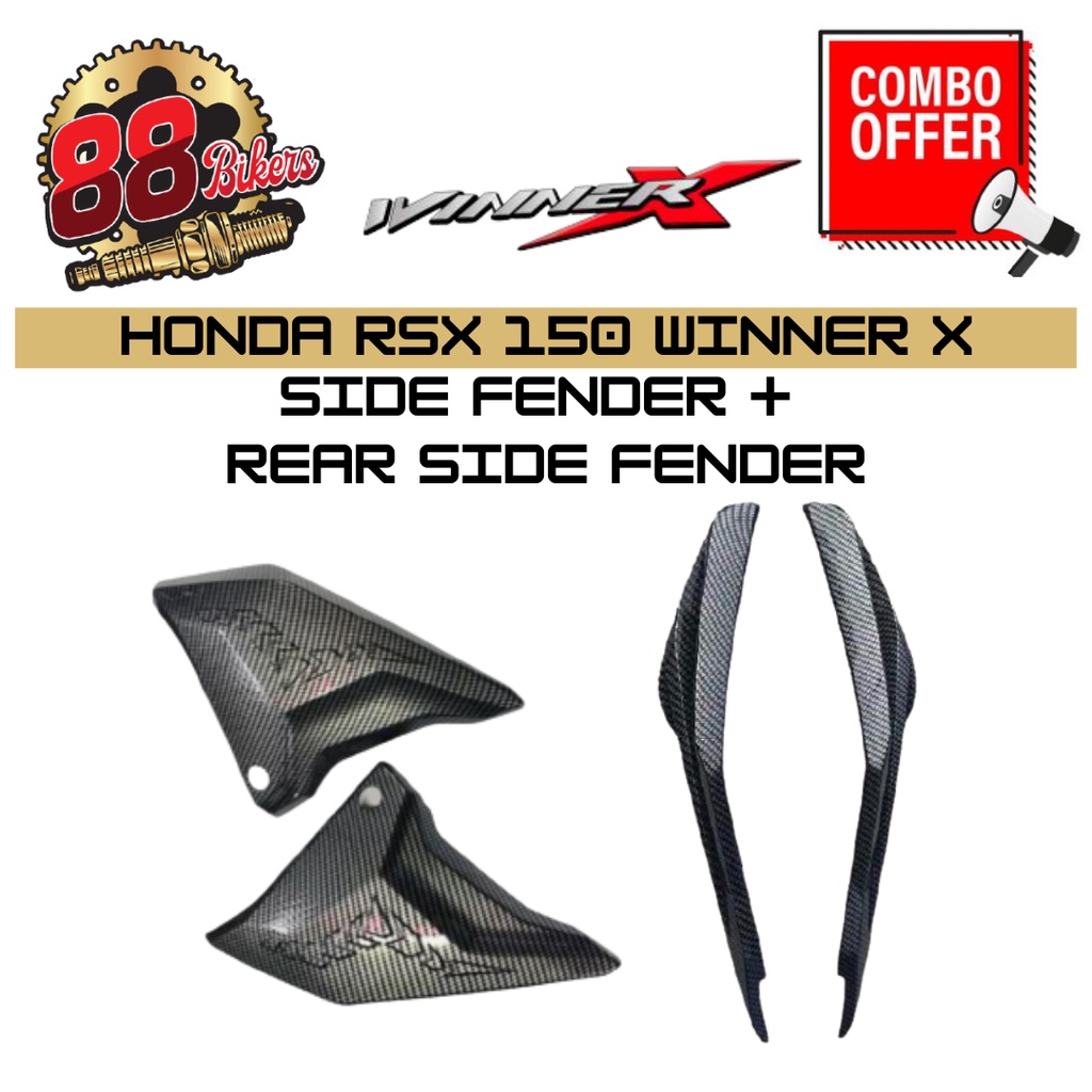 🔥 NEW COMBO 🔥 HONDA RSX 150 WINNER X RS-X RSX150 SIDE BODY KIT COVER ...