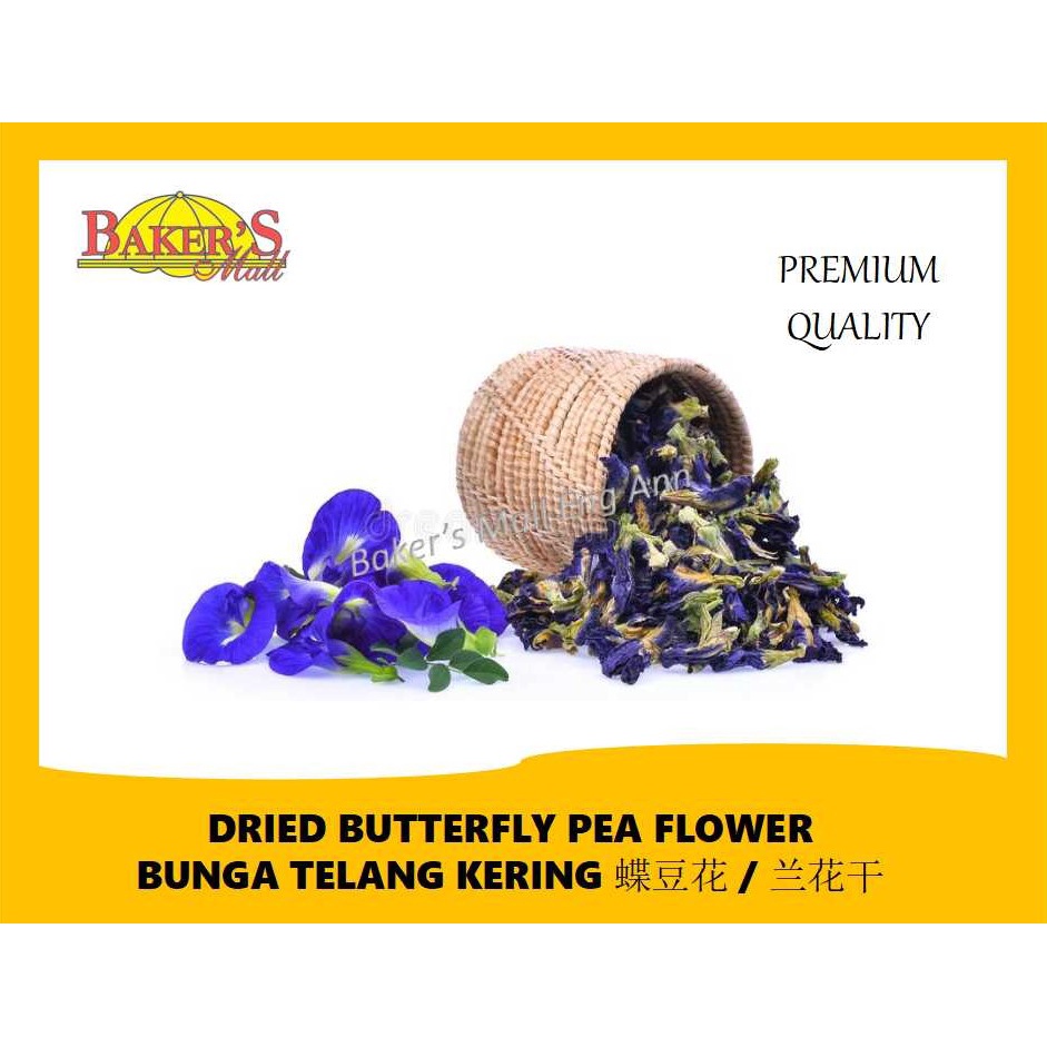 Dried Butterfly Pea Flower / Bunga Telang Kering / 蝶豆花干 / 兰花干 | Shopee ...