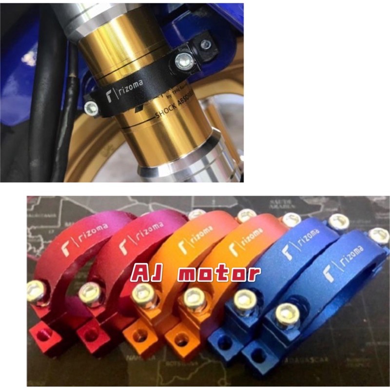 1SET 36MM FENDER ALLOY BRACKET LC135 Y15ZR RS150 YAMAHA LC Y15 RS Y16 MANGAT DEPAN TAPAK KAKI ...