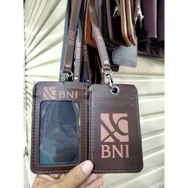 BNI Logo id card Holder Nametag | Shopee Malaysia