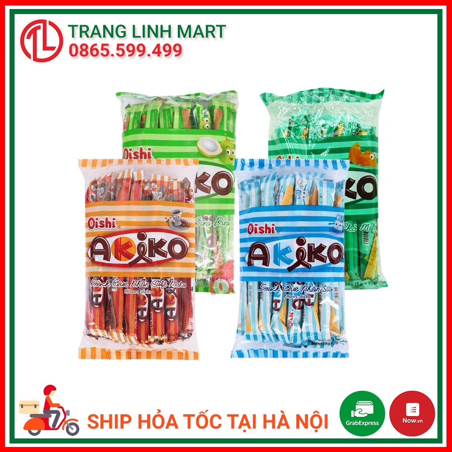 Akiko snacks/sticks of all flavors, 160g pack (20 bars/package ...