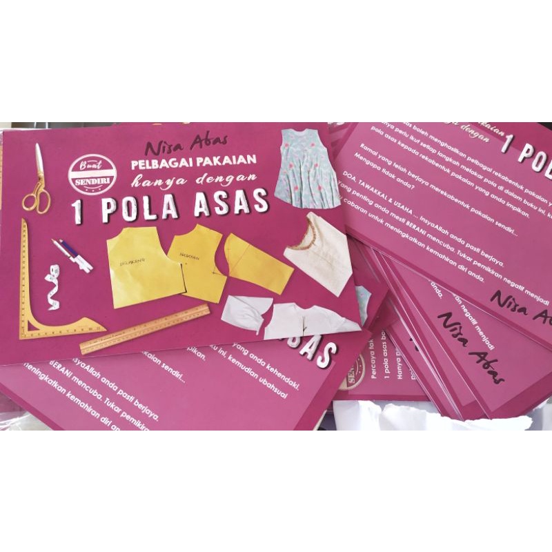 Buku & DVD Panduan Melakar Pola Asas dan Menjahit Blouse / Jubah ...