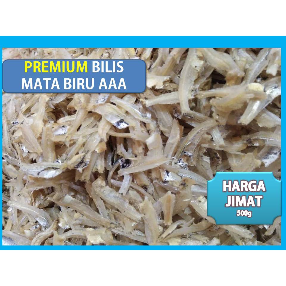 [Premium] Ikan Bilis Mata Biru Kopek Gred AAA (500g) | Shopee Malaysia