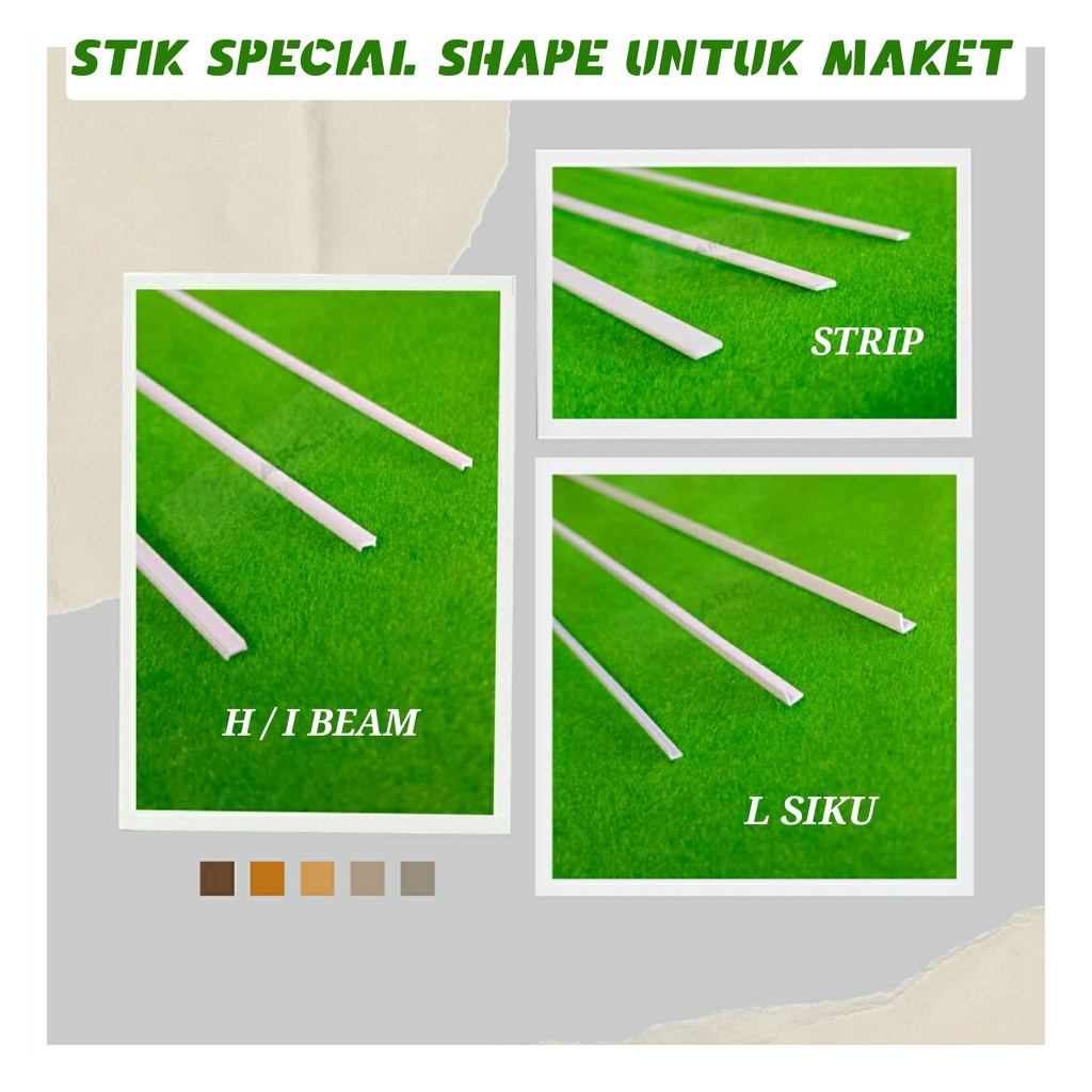 SIKU Miniature Stick L Shape Elbow, H BEAM, STRIP, And U For INTERIOR ...