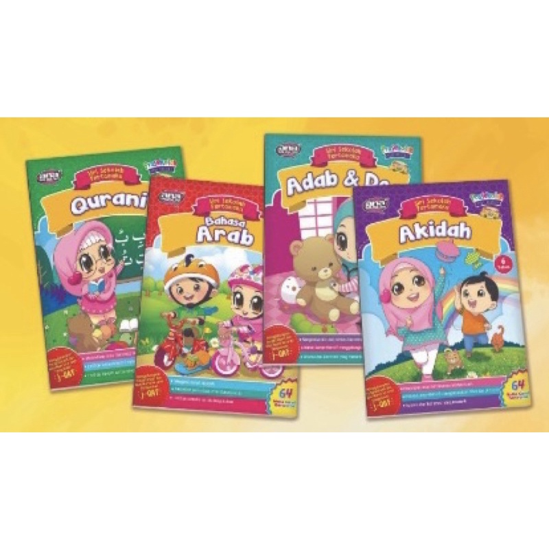 Siri Sekolah Pertamaku Ana Muslim (4 buku) | KOMBO BUKU AKTIVITI ANA ...