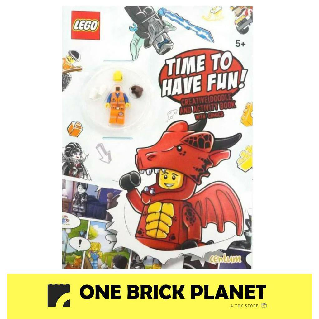 LEGO Time to Have Fun: Creative Doodle and Activity Book with Comics ...
