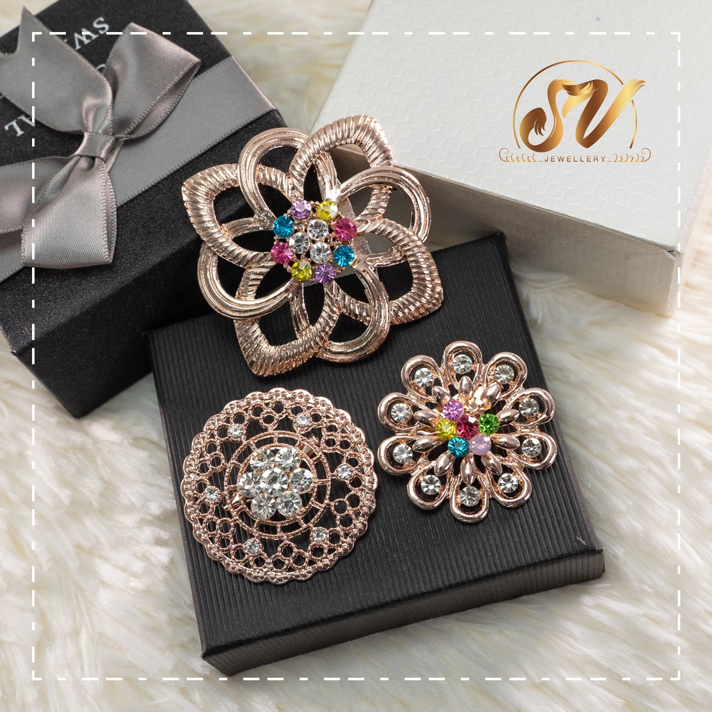 [ Ready Stock] 1Pc Kerongsang Dokoh Brooch Kebaya Dokoh Single Pin Bahu ...