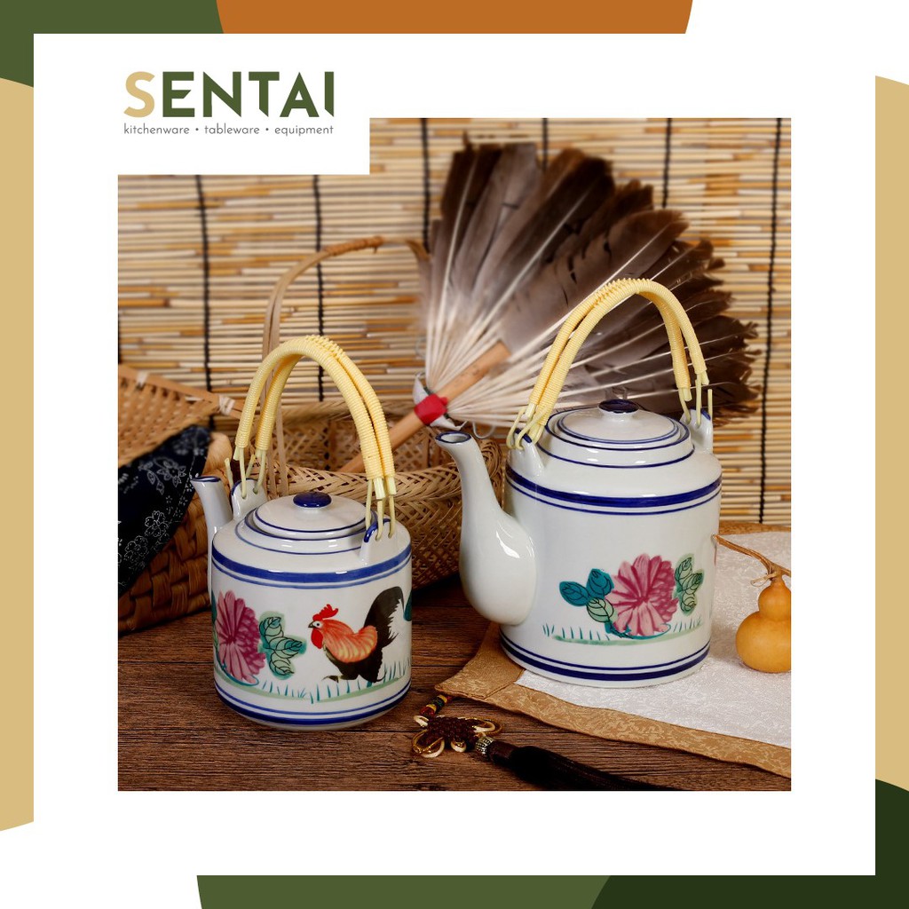 [Sentai] Traditional Rooster Series / Rooster Ceramic Teapot & Cup ...