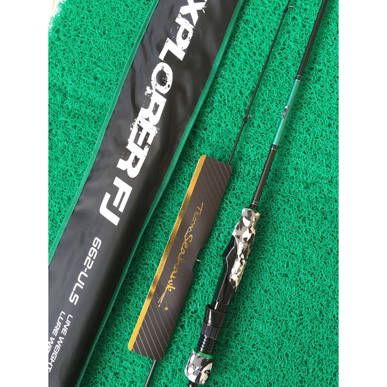 Team Seahawk Explorer FJ Ultralight Spinning Rod Incl Hard Paper Tube ...