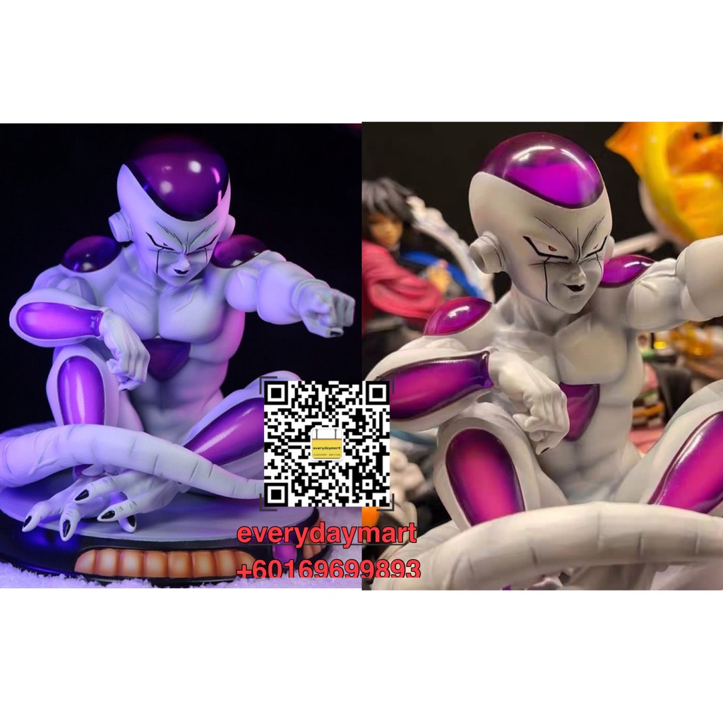 DRAGON BALL💥FRIEZA SITTING POSE WITH BASE WITHOUT BASE💥ACTION FIGURE ...