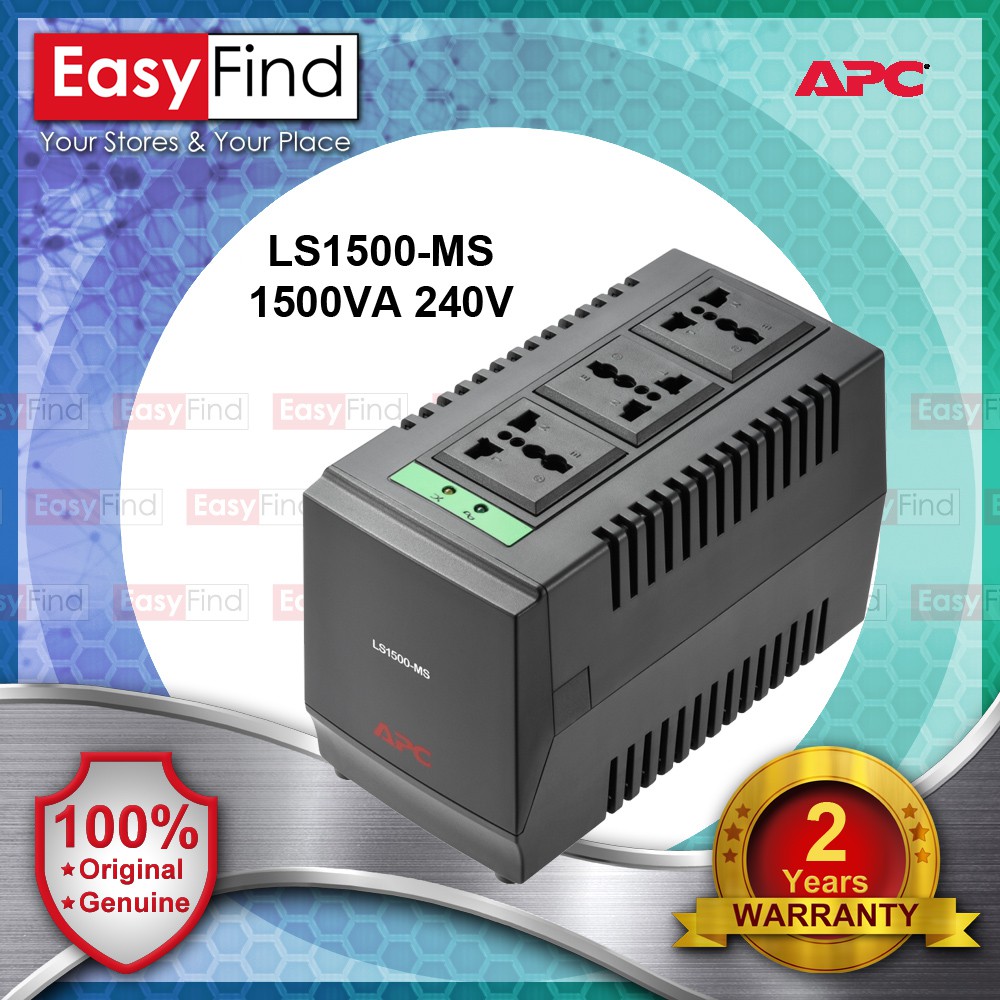 APC LS1500-MS LS1500 1500VA Line-R AVR / LS1000-MS 1000VA Automatic ...