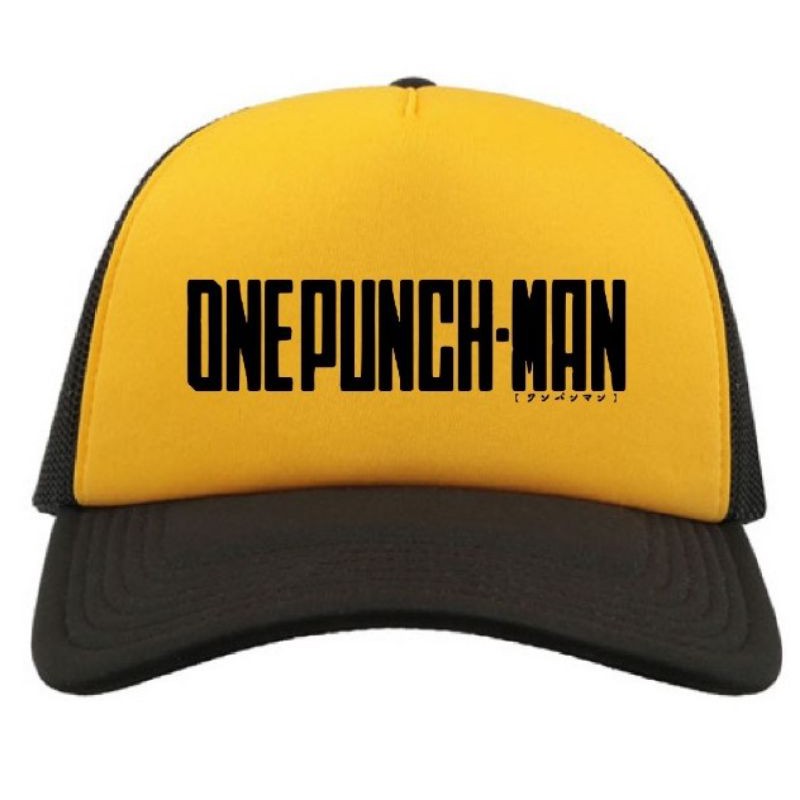 One Punch Man Anime Logo Trucker Cap | Shopee Malaysia
