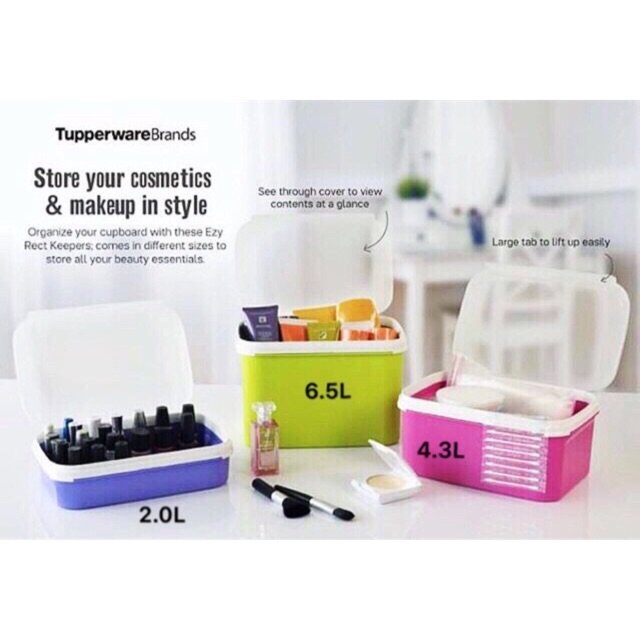 Tupperware ezy rectangular full set | Shopee Malaysia