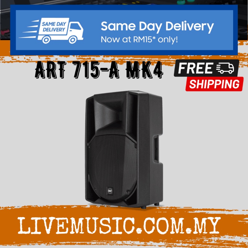 RCF ART 715-A MK4 / MK5 15" 1400W 2-way Active Powered Speaker w ...