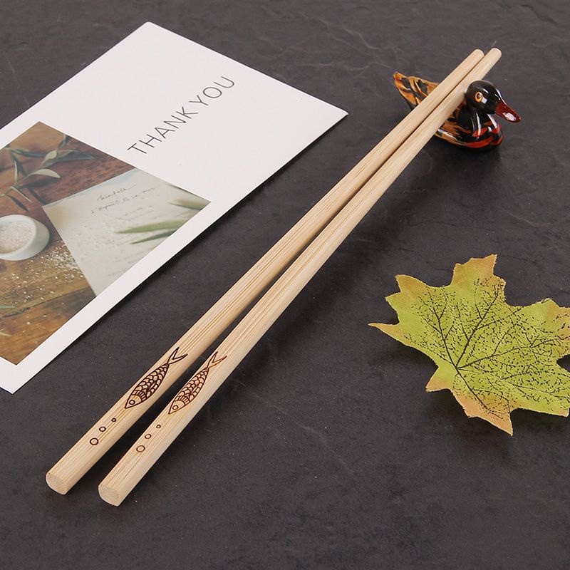 EZ1102 1Pair Handmade Bamboo Japanese Natural Wood Chopsticks | Shopee ...