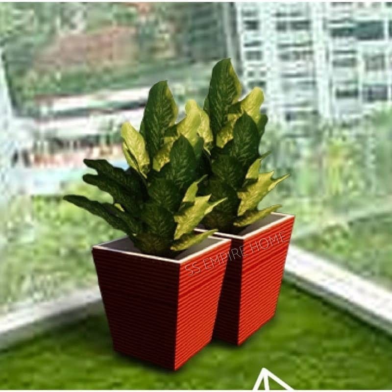RICO Z1 Line ALL Fiberglass Flower Pot Pasu Bunga Garden Taman Plant ...