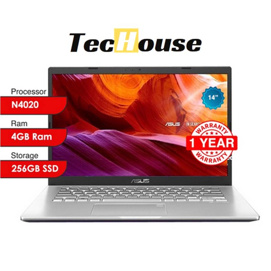Asus A409M-ABV302T/ABV303T 14' Notebook (N4020,4GB,256GB SSD,W10H ...