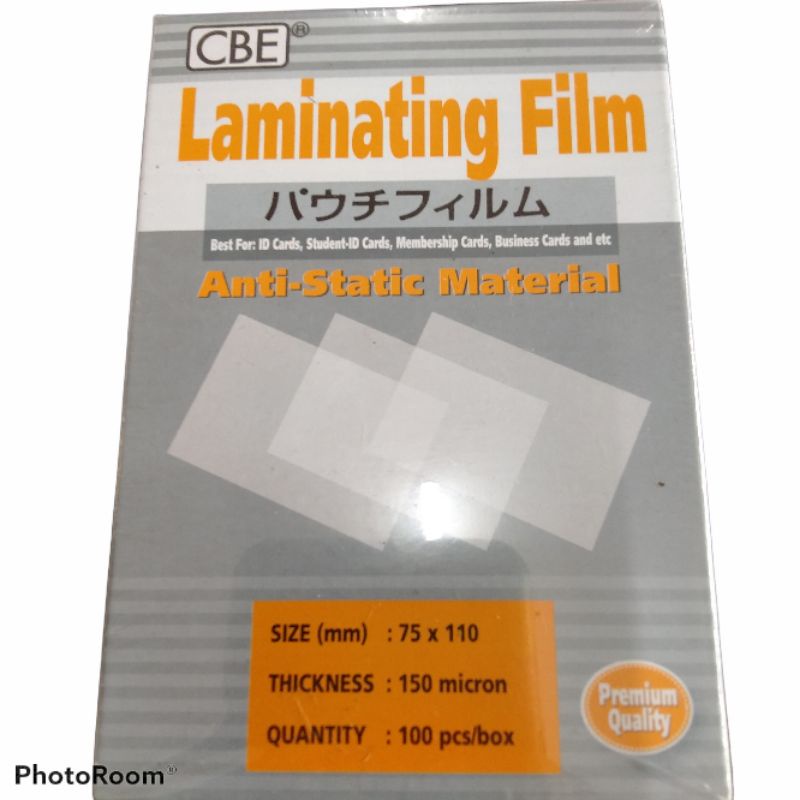 🔥💥READY STOCK💥🔥CBE LAMINATING FILM 75 X 110MM | Shopee Malaysia