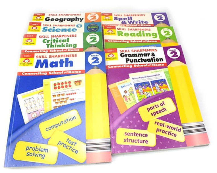 (READY STOCK) Evan-Moor Skill Sharpeners STEM Grade 2 book set – 7 ...