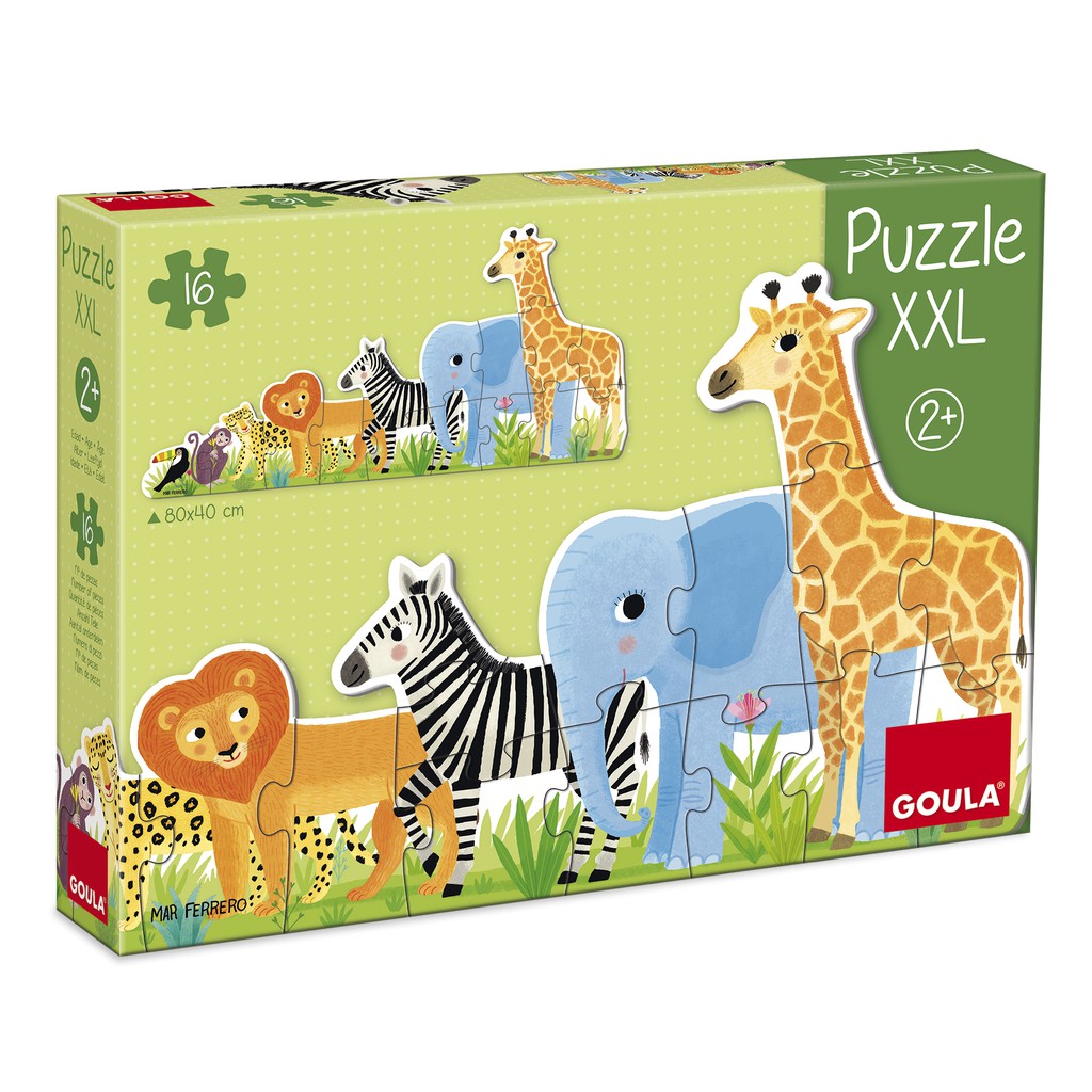 Goula Puzzle XXL Jungle from small to large Puzzle | Shopee Malaysia