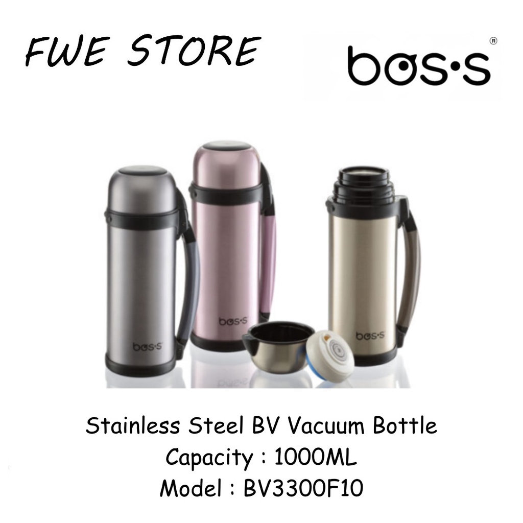BOS'S Stainless Steel Vacuum Bottle / Vacuum Flask / Boss Hot & Cold Vacuum Bottle (1000ML ...
