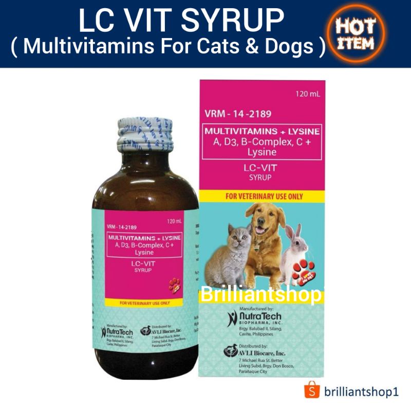 LC VIT SYRUP PET MULTIVITAMINS ( 120 ML) | Shopee Malaysia