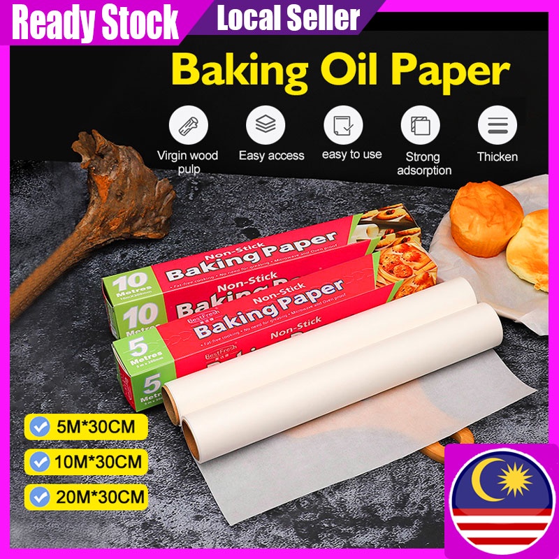 Baking Paper Packing Paper Barbecue Double sided Silicone Oil Paper ...