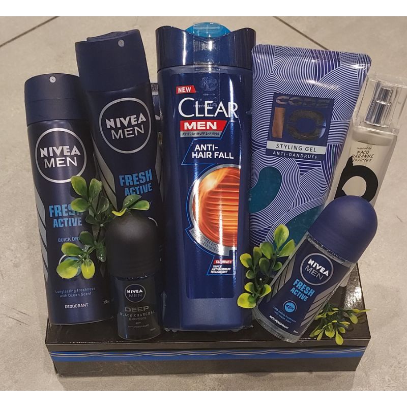 NIVEA FRESH ACTIVE MEN SET GIFT/HAMPERS OR HANTARAN | Shopee Malaysia