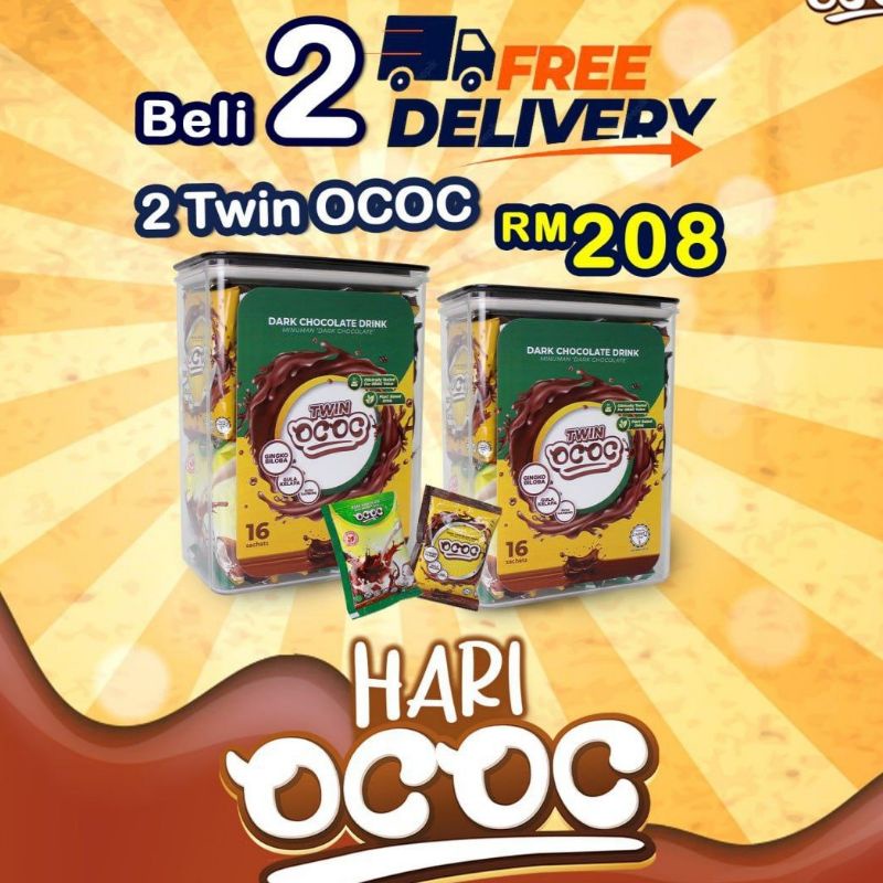 OCOC Dark Chocolate Drink hot Ococ Dr Rizal Abu Bakar FREE SHIPPING ...