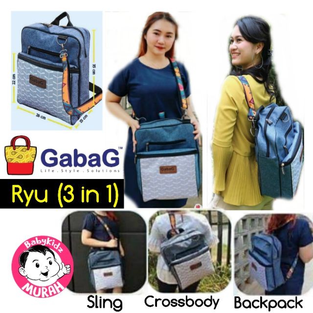 Gabag Ryu Sling Series 💯Original Gabag Cooler Bag | Backpack ...