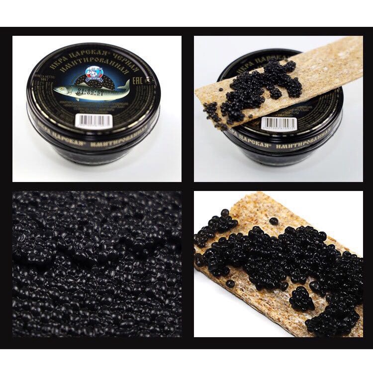 Russian Black Roe Sturgeon Curdled Caviar Instant Food French Cuisine ...
