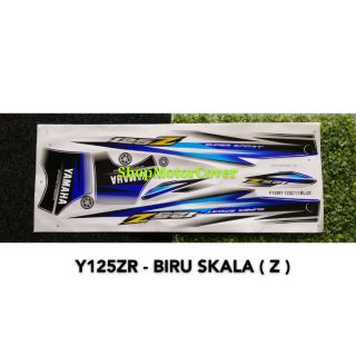 🔥MORITAKA🔥 YAMAHA Y125ZR Y125Z Y125 125 (NO.11) BIRU SKALA Z ~ STICKER ...