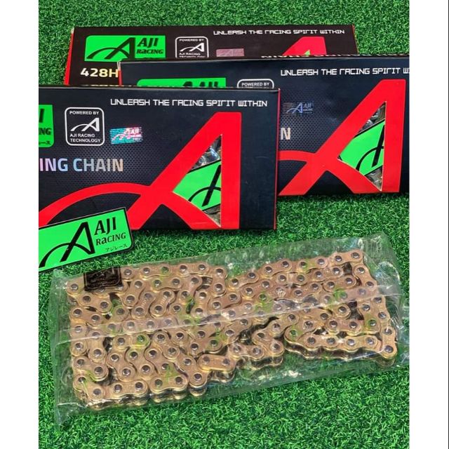 CHAIN 428x122L AJI RACING (GOLD) | Shopee Malaysia