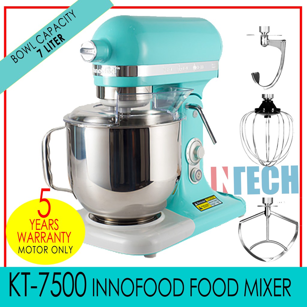 INNOFOOD KT-B7/KT-7500 HEAVY DUTY STAND MIXER (KT7500) - TIFFANY BLUE ...