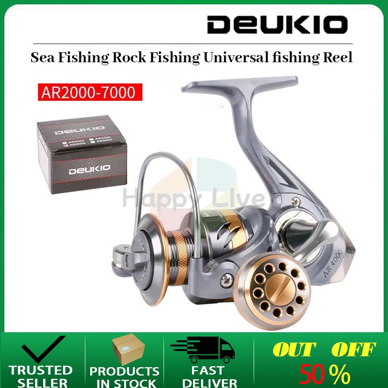 DEUKIO AR Series Fishing Reel 5.2:1 High Speed Metal Spool Spinning Reel Spinning Reel | Shopee ...