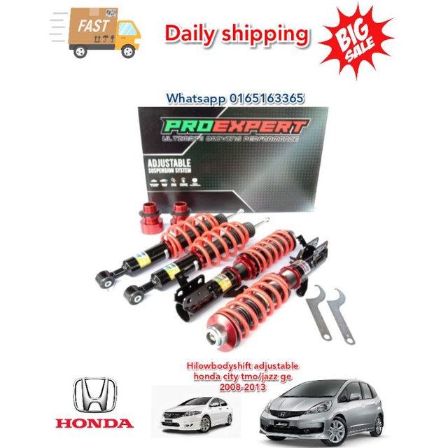 PROEXPERT ADJUSTABLE HILOWBODYSHIFT HONDA JAZZ CITY GE GK GM | Shopee ...