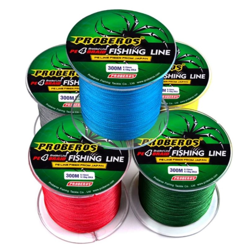 Proberos Fishing Braided Line 4strands 300m | Shopee Malaysia