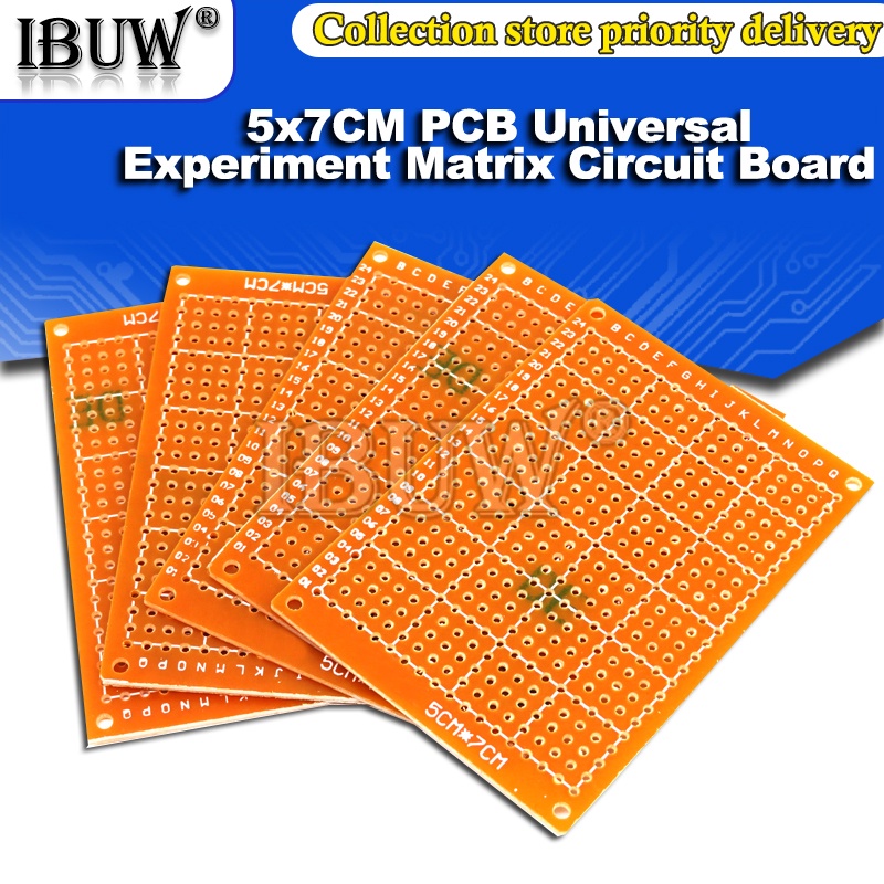 10PCS Prototype Paper Copper 5x7cm 5*7CM PCB Universal Experiment ...