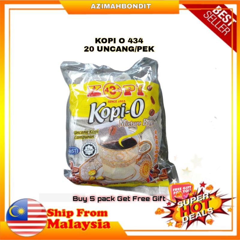 🔥READY STOCK!! KOPI O KOPI 434( PACK 20 UNCANG)🔥🔥 | Shopee Malaysia
