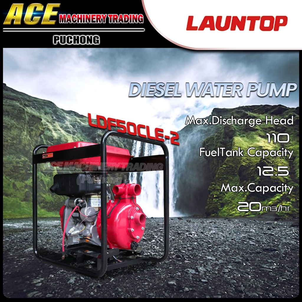 [Launtop] Diesel Engine Water Pump (LDF50CLE-2) Diesel High Pressure ...