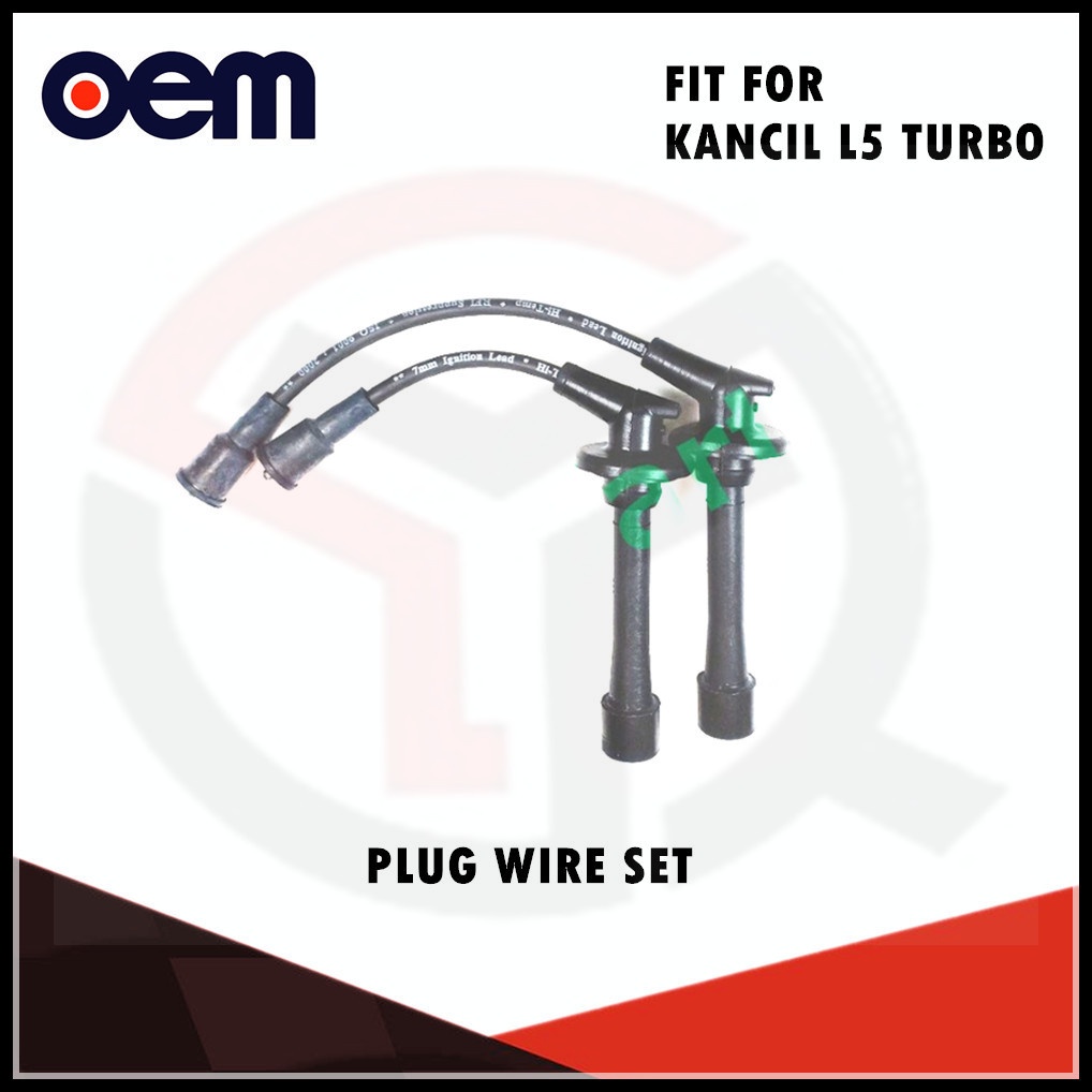 DAIHATSU MIRA L5 PERODUA KANCIL TURBO SPARK PLUG WIRE CABLE SET (2 ...