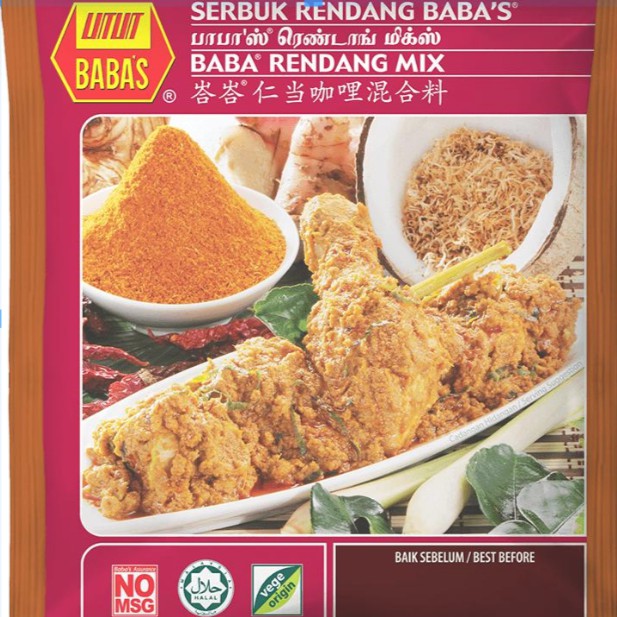 BABAS RENDANG MIX 125G / SERBUK RENDANG BABAS 125G | Shopee Malaysia