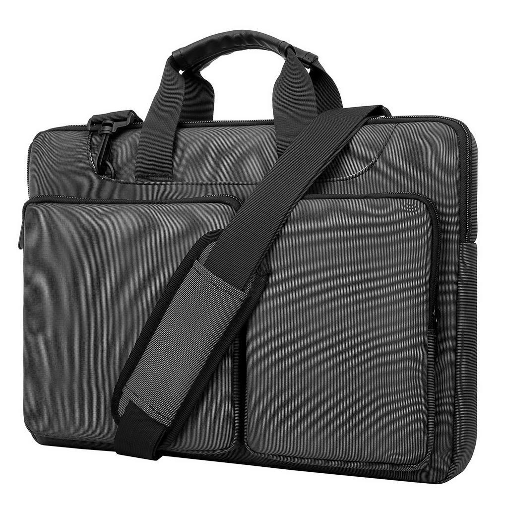 360° Protective Laptop Shoulder Bag Sleeve Case Mens Laptop Messenger