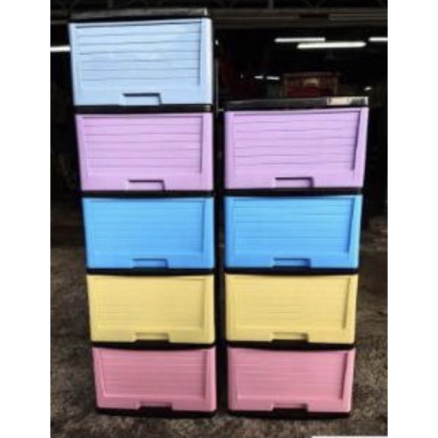 5Tier Drawer Plastic Storage / Laci Plastik 5 Tingkat | Shopee Malaysia