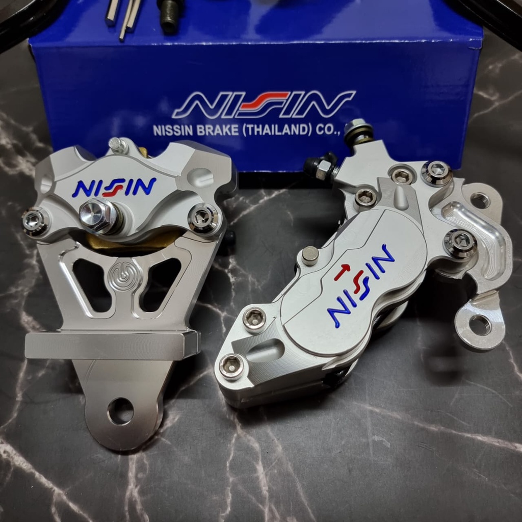 Y15/Y16/RS150/RSX150/XMAX/NVX/125Z/LC135/R25/NMAX NISSIN 4POT P4 M3 CALIPER FRONT REAR 2POT P34 ...